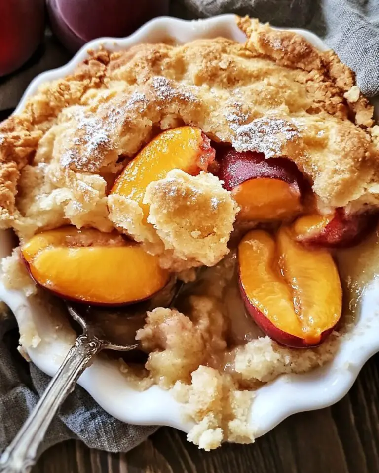 Nectarine Cobbler