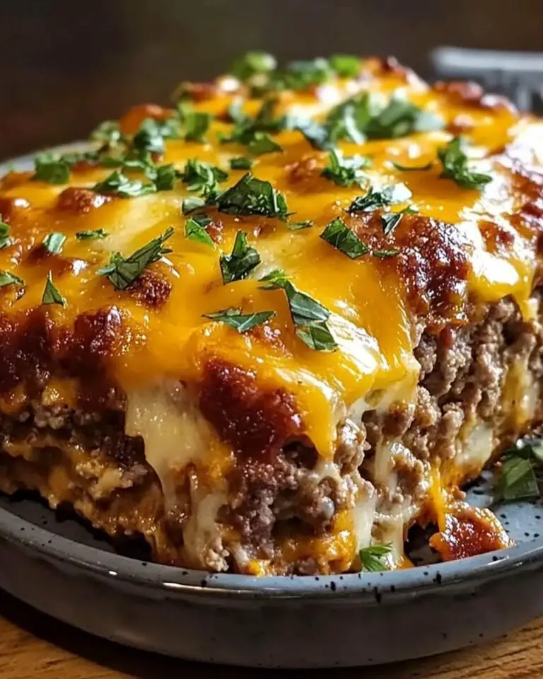 Cheesy Loaded Meatloaf Casserole