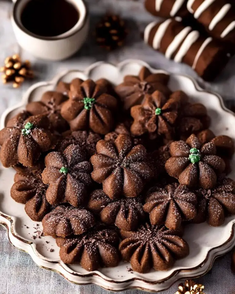 Chocolate Spritz Cookies
