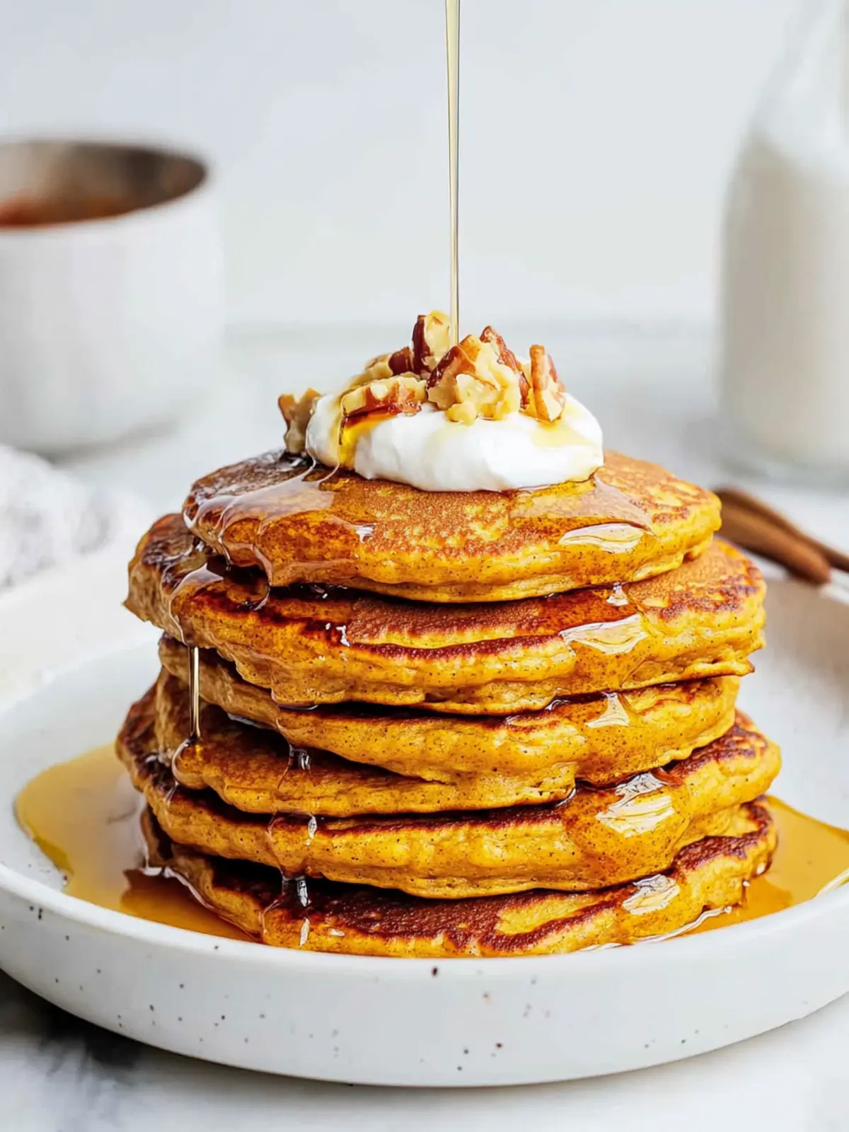 Irresistible Whole Wheat Pumpkin Pancakes - Delicious Fall Treat