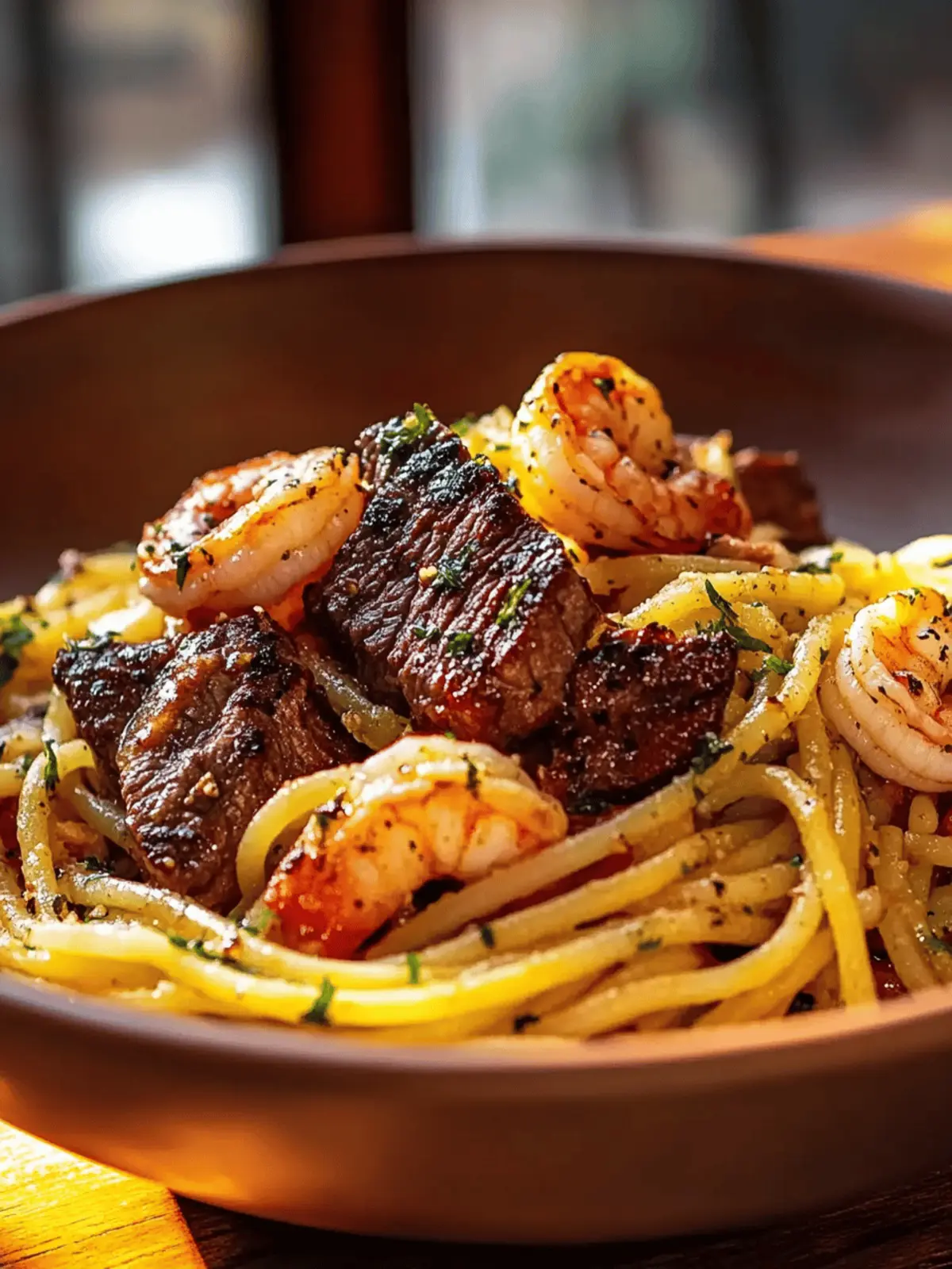 Ultimate Calabrian Steak and Shrimp Bucatini – Delicious Dinner