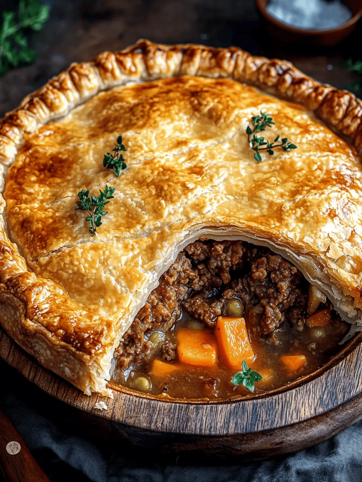 Irresistible Classic Savory Meat Pie That Warms Your Heart