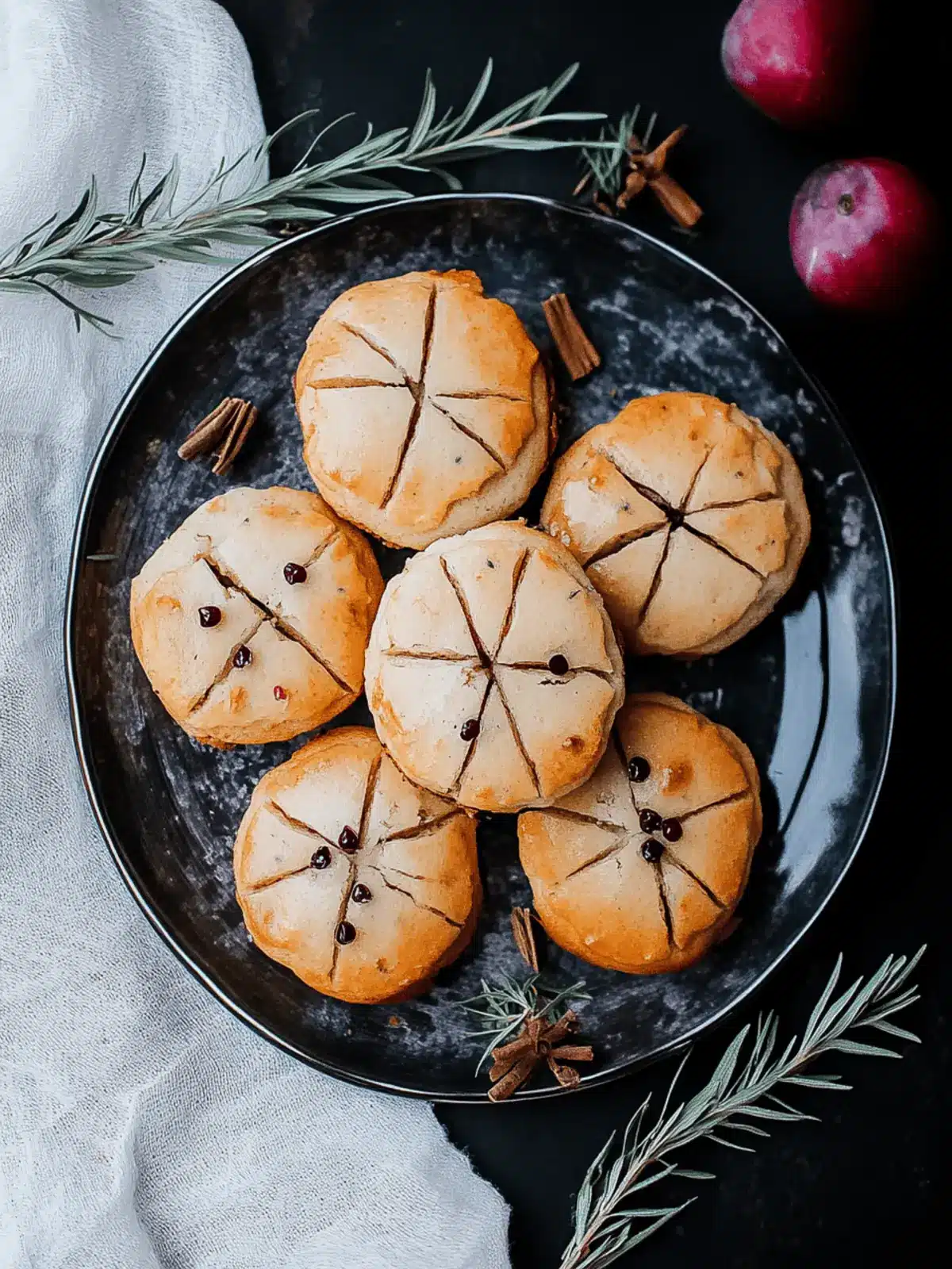 Irresistible Soul Cakes with Fresh Apples for Festive Celebrations