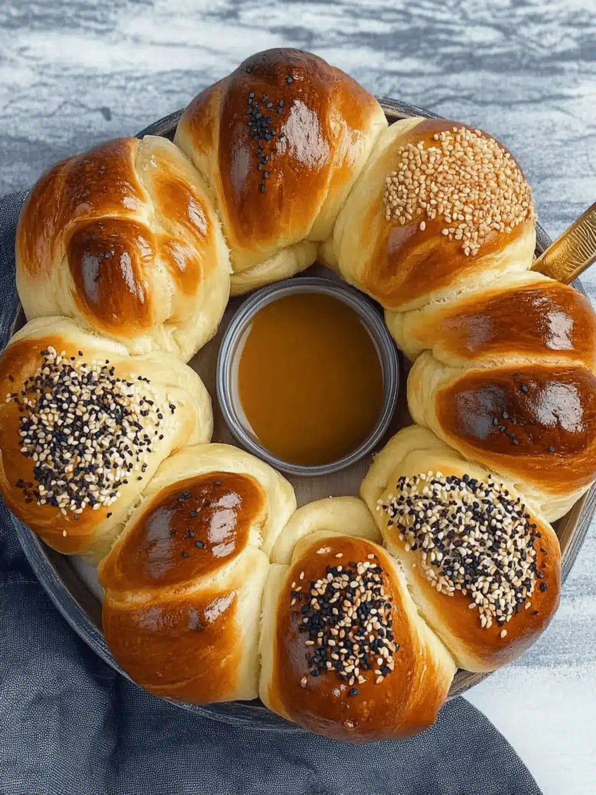 Irresistible Pull Apart Challah for a Delicious Rosh Hashanah