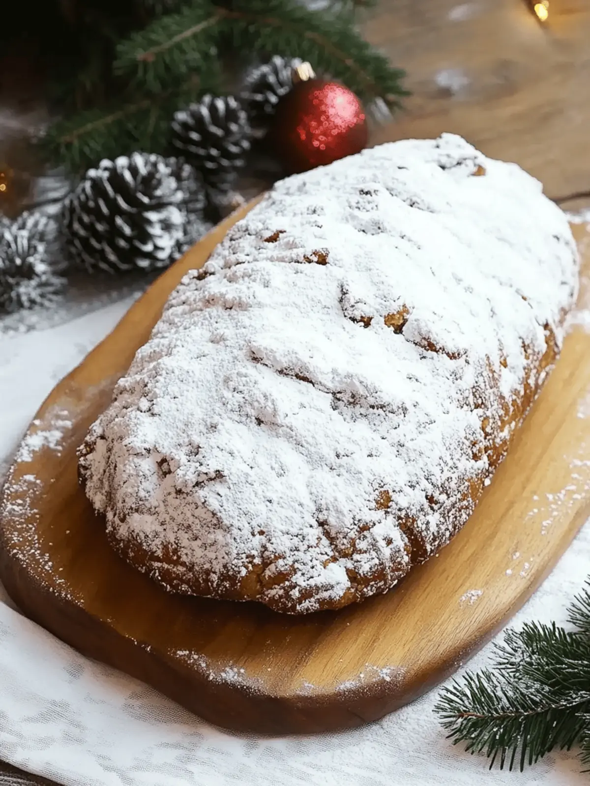 Irresistible Moist German Christmas Stollen Recipe