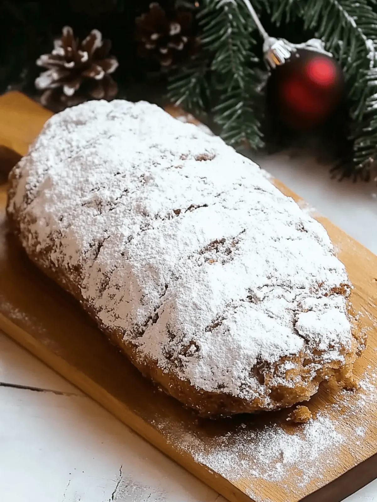 Irresistible Moist German Christmas Stollen Recipe