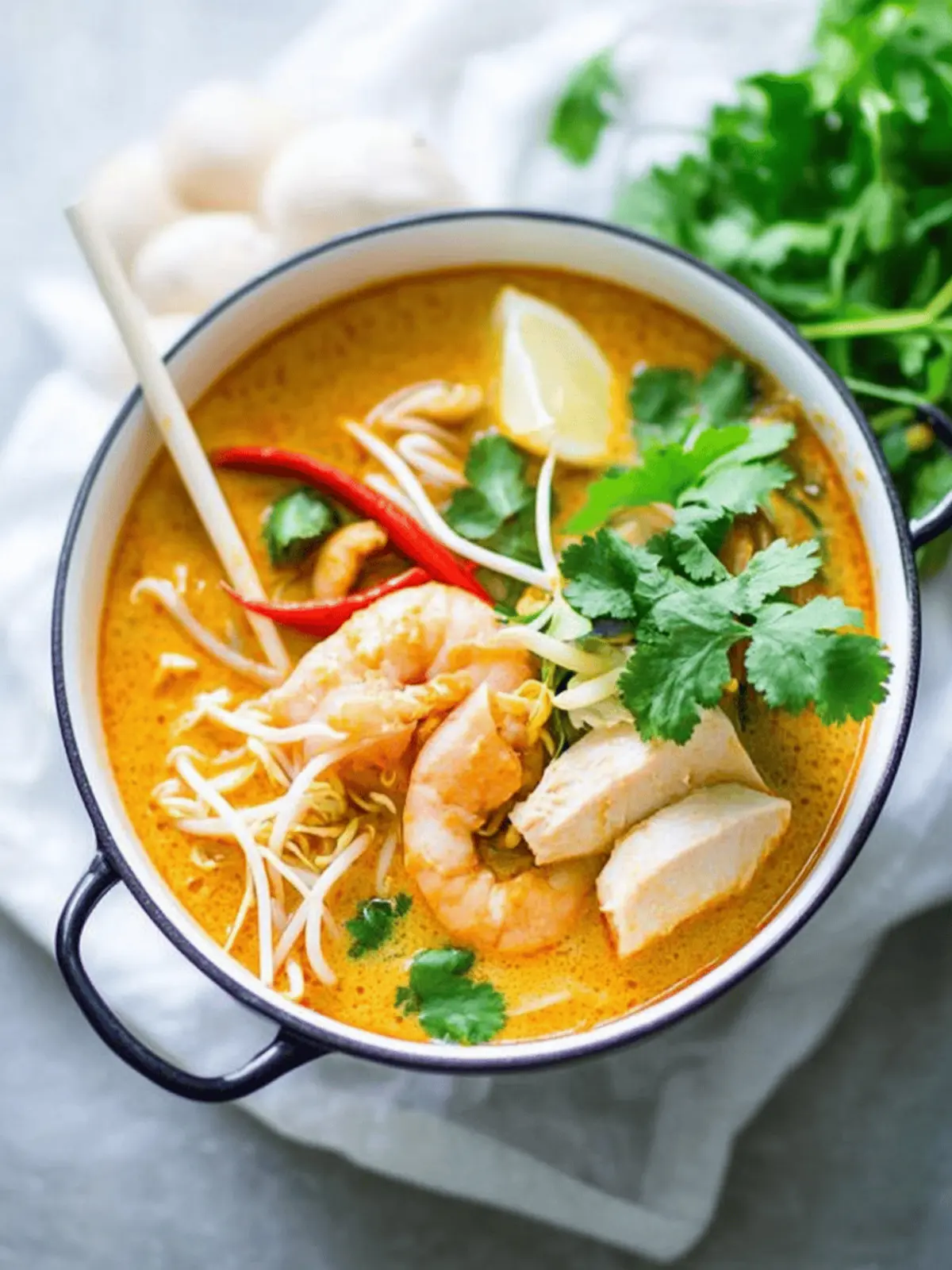 Irresistible Laksa Soup: Malaysian Coconut Curry Delight