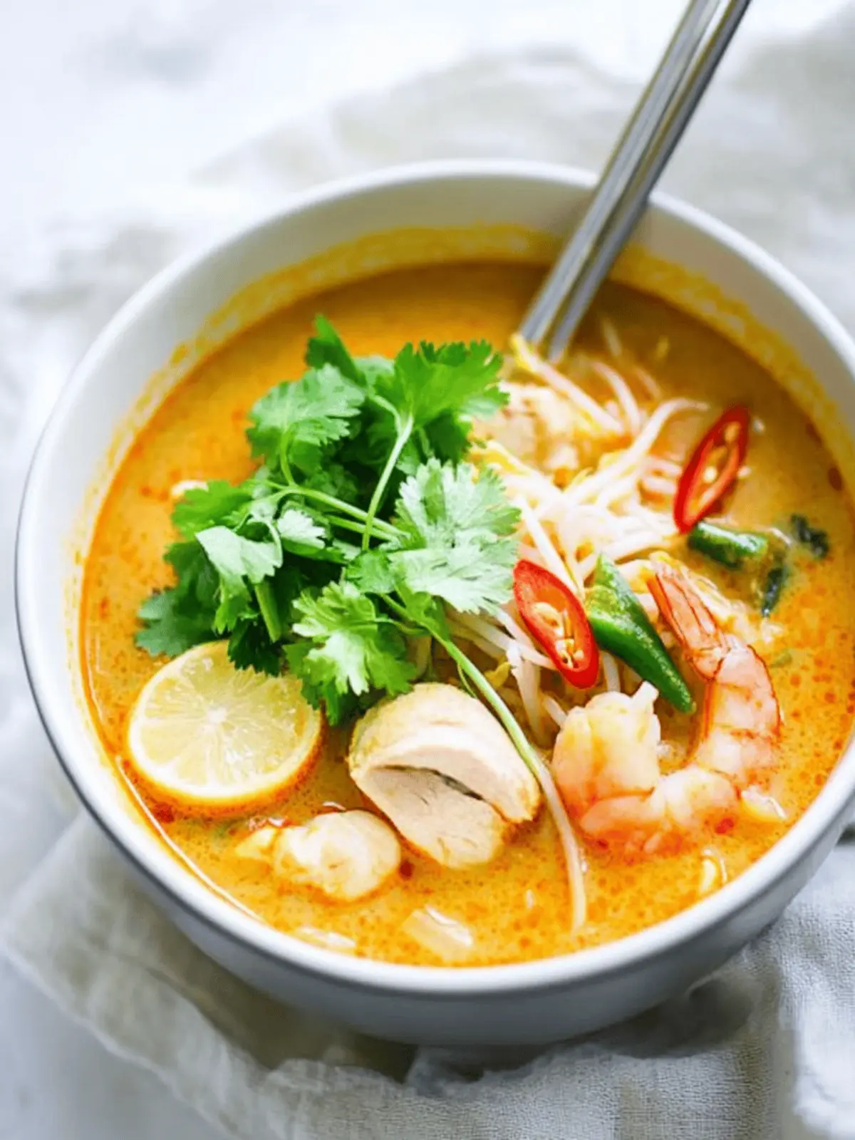 Irresistible Laksa Soup: Malaysian Coconut Curry Delight