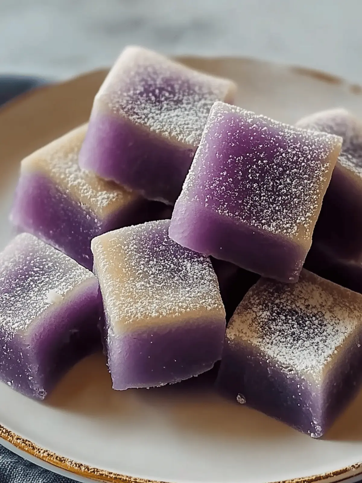 Irresistible Hawaiian Butter Mochi with Ube - Tropical Delight