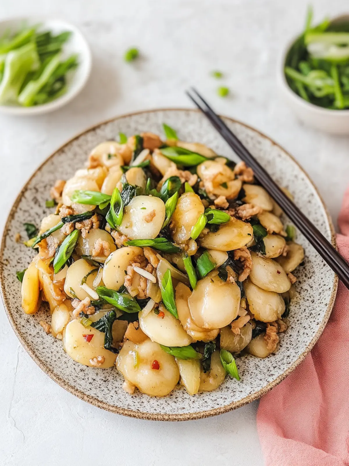 Delicious Shanghai Style Rice Cake Stir Fry for Good Luck