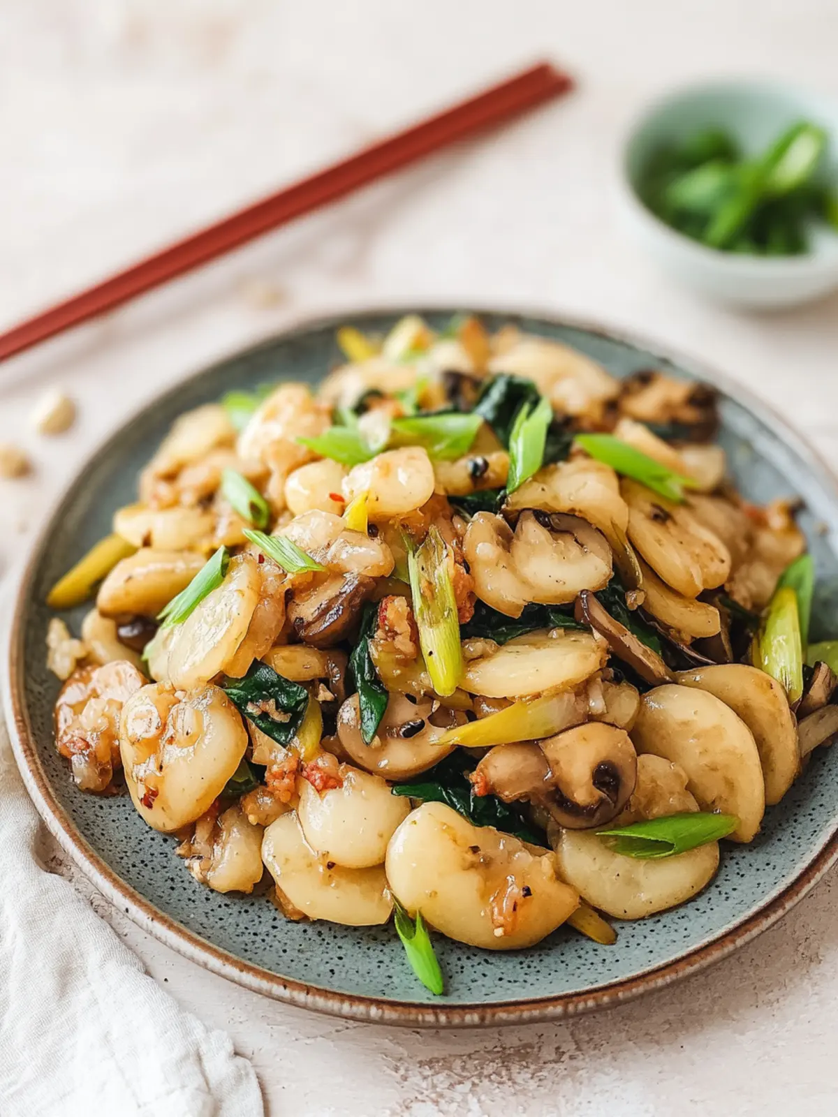 Delicious Shanghai Style Rice Cake Stir Fry for Good Luck