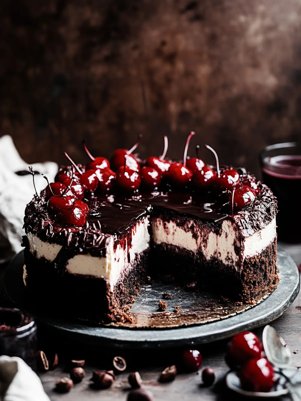 Ultimate Black Forest Cheesecake: Irresistibly Decadent Delight