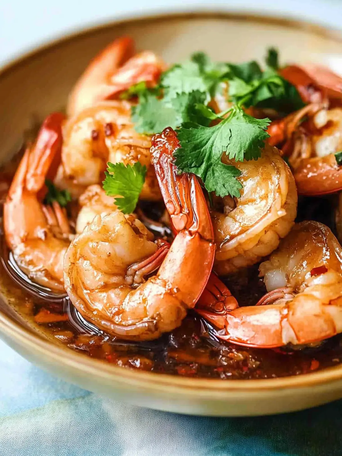 Ultimate Tiger Prawns in Garlic Ginger Soy Sauce – Delicious Dish