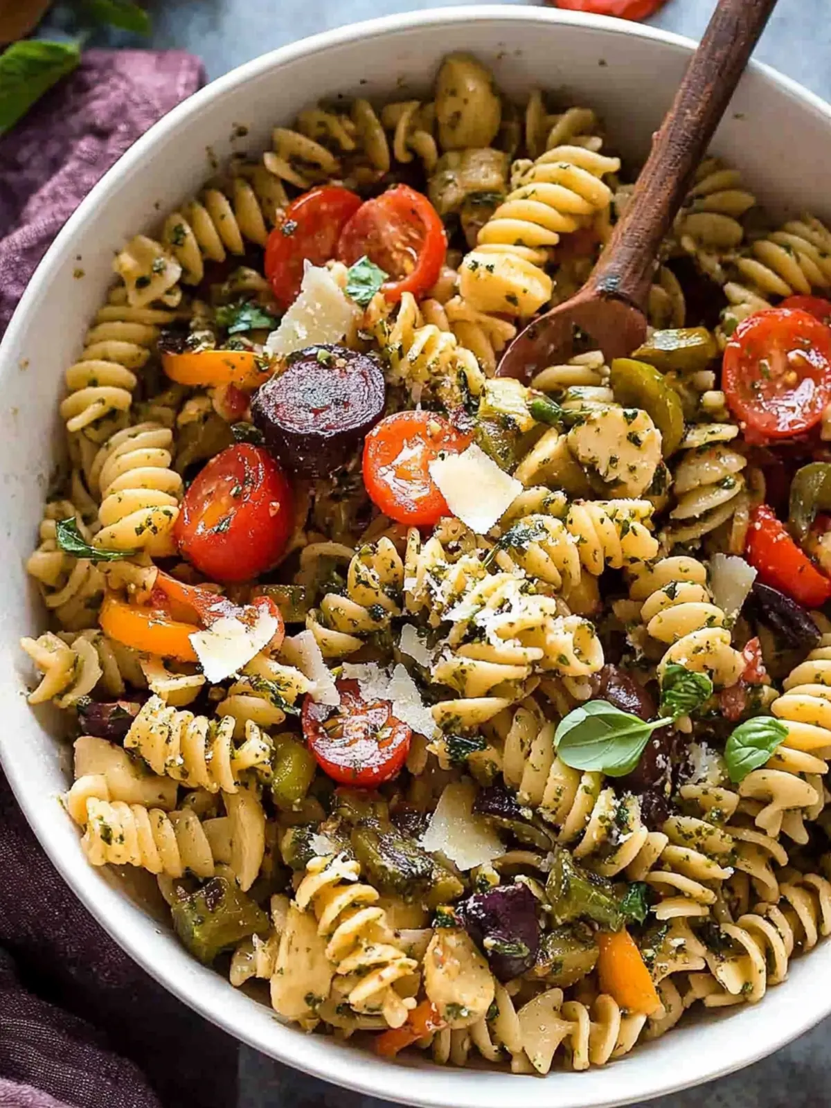 Marinated Vegetarian Pasta Salad: Irresistibly Delicious & Fresh