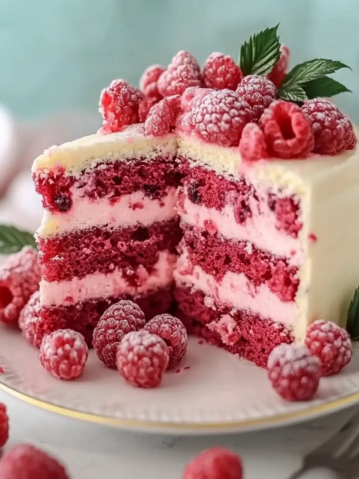 Irresistible Raspberry Layer Cake: A Delicious Delight
