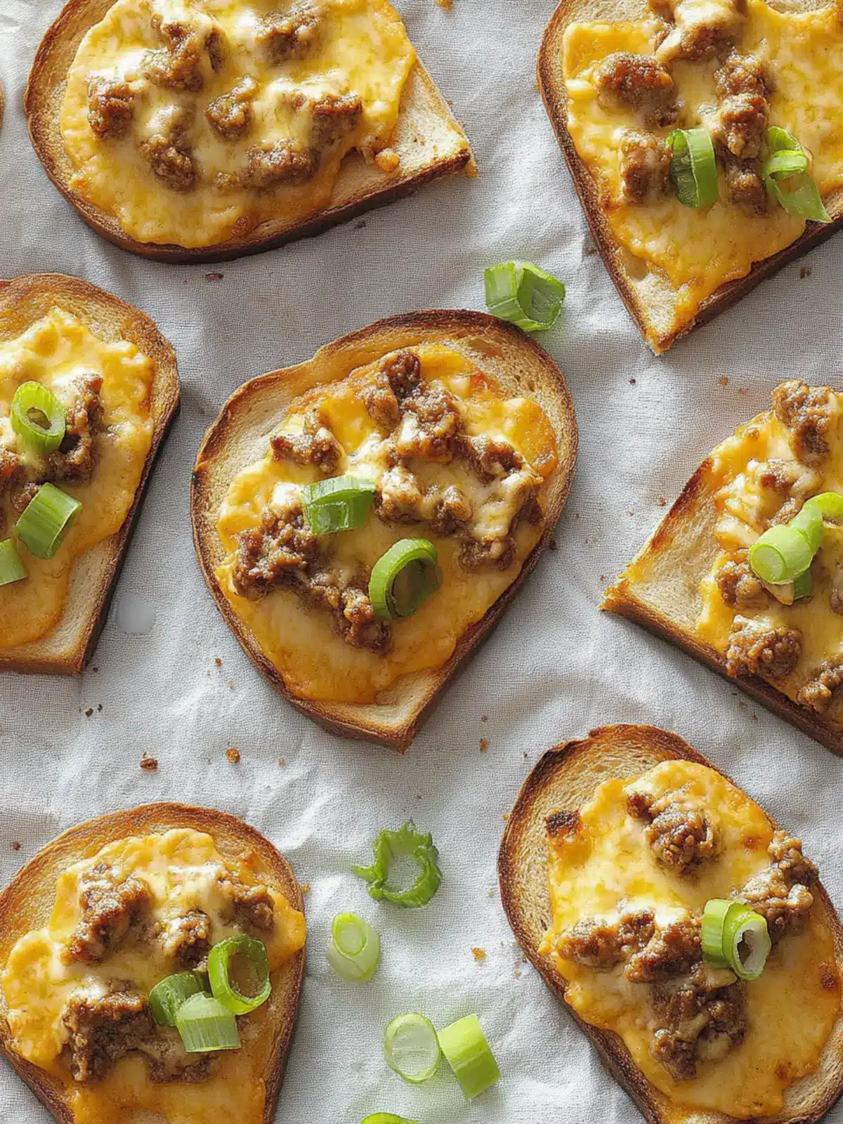 Irresistible Party Pizzas on Crispy Rye Bread Delight