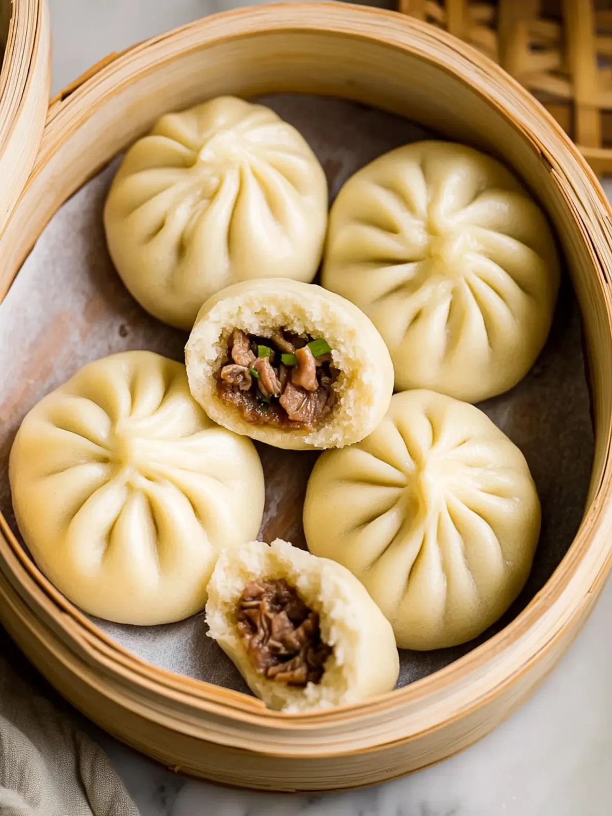 Delicious Chinese Steamed Pork Buns for Comforting Meals