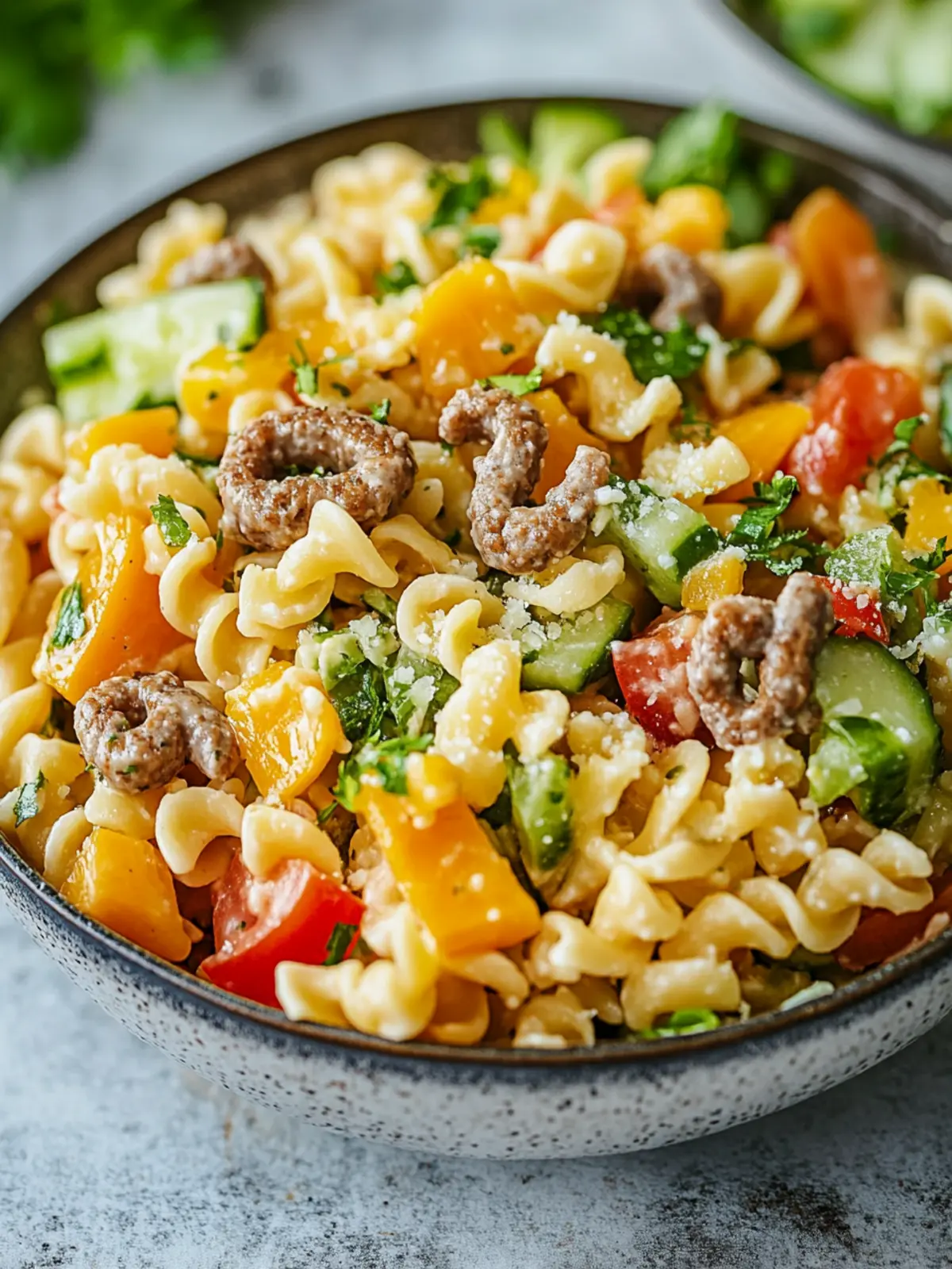 Big Mac Pasta Salad: Irresistible & Deliciously Fun Twist