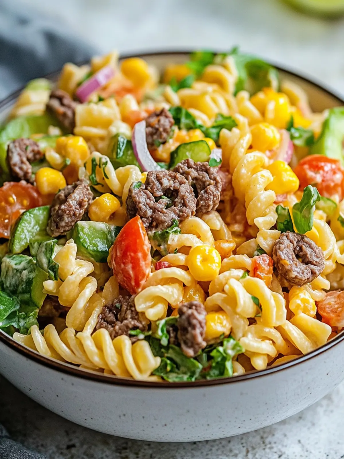 Big Mac Pasta Salad: Irresistible & Deliciously Fun Twist