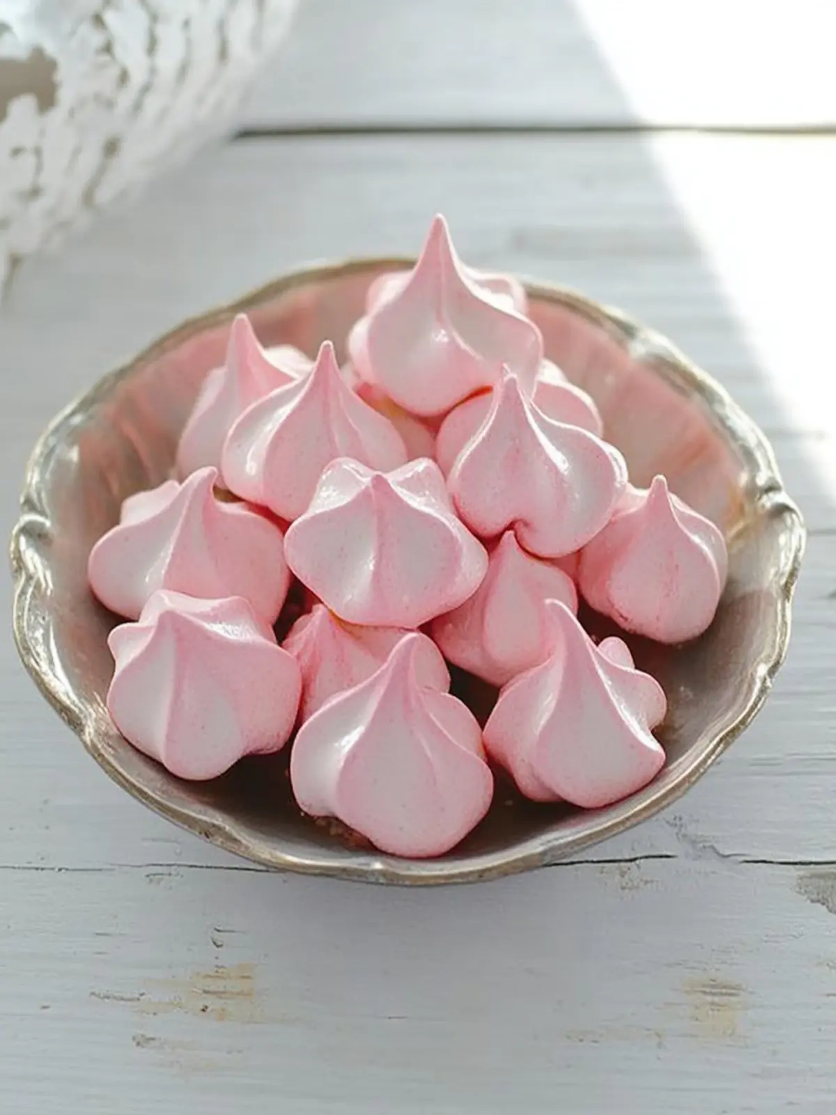 Forget Me Nots: Irresistible Rose-Flavored Meringue Cookies