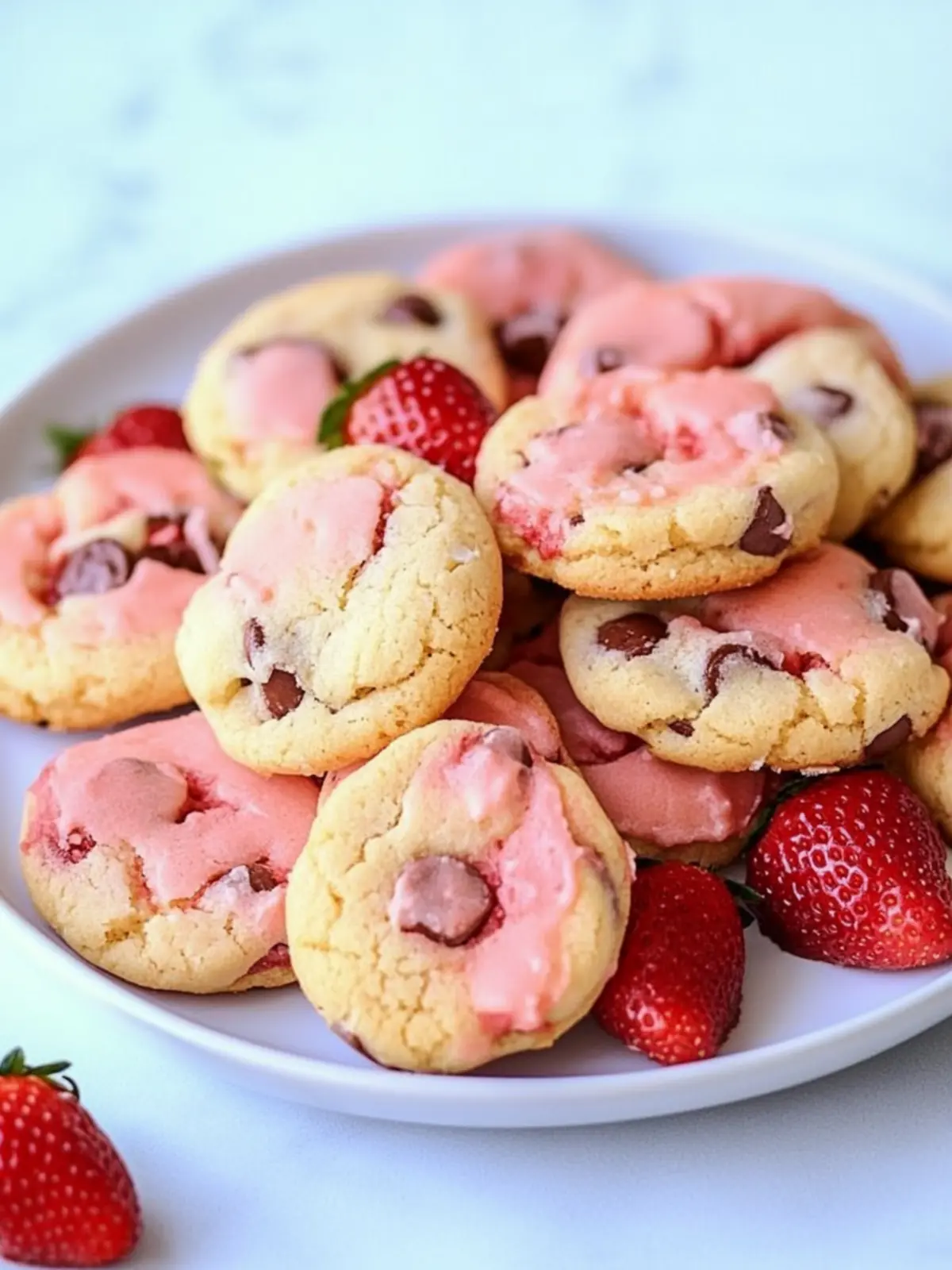 Irresistible Strawberry Cookies: Easy Cake Mix Recipe