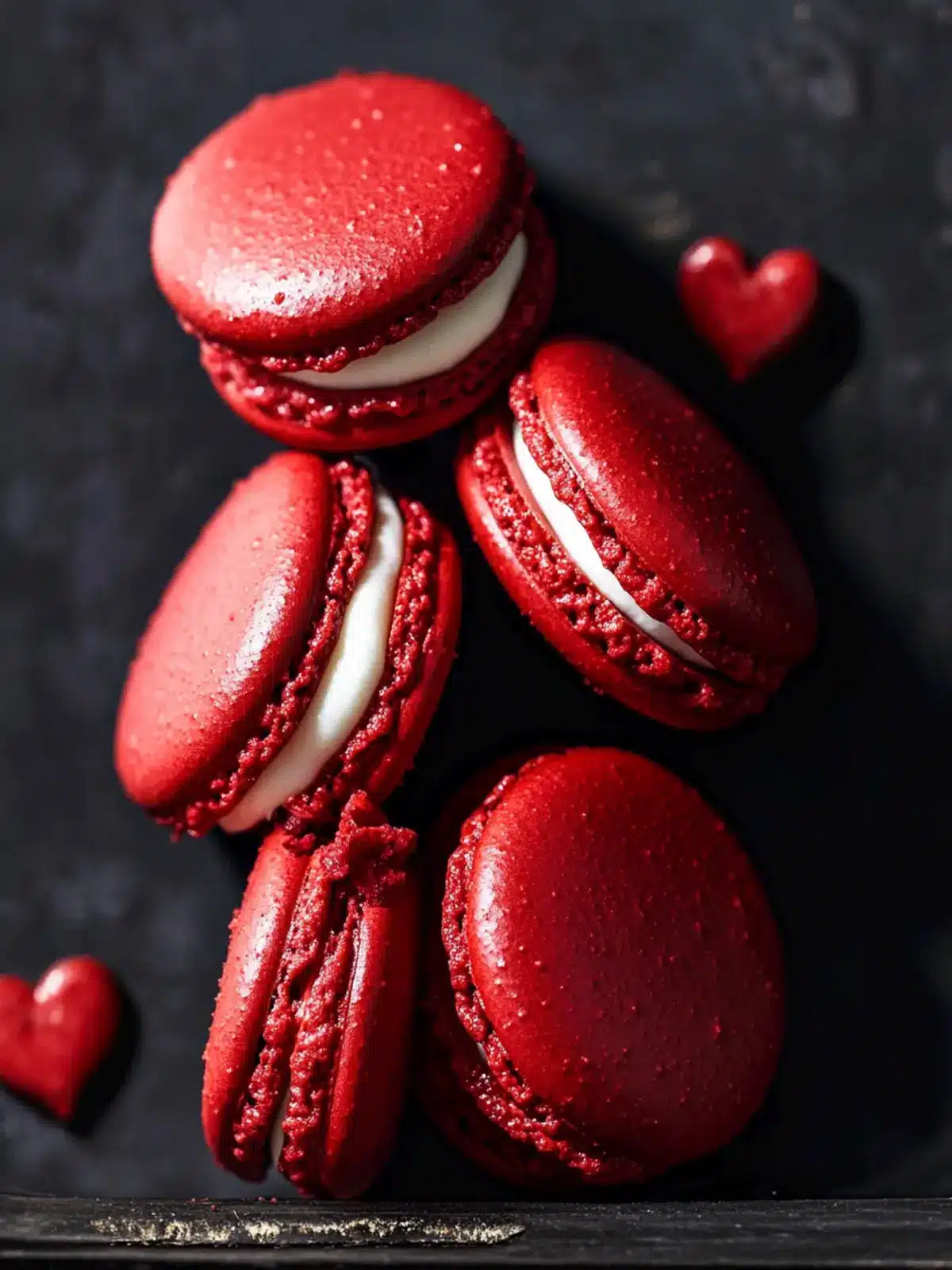 Irresistible Red Velvet Macarons with Creamy Mascarpone Filling