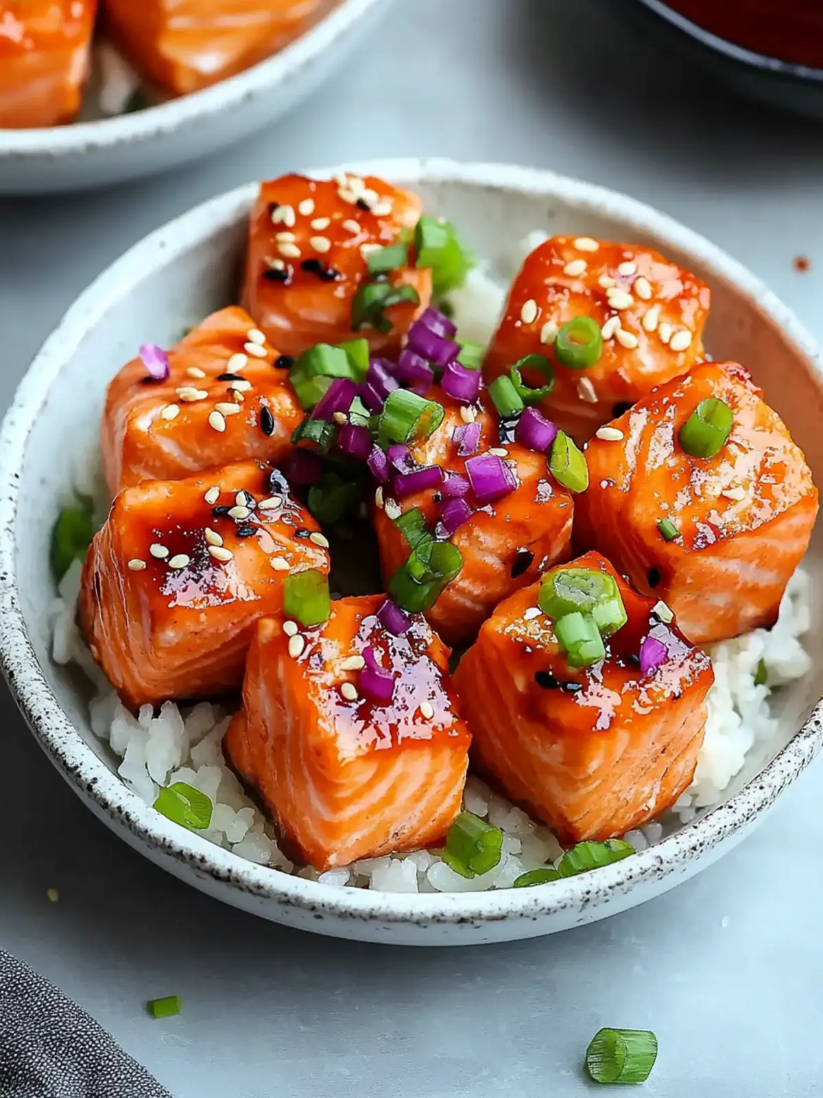 Irresistible Bang Bang Salmon Bites Bowls for Quick Dinners