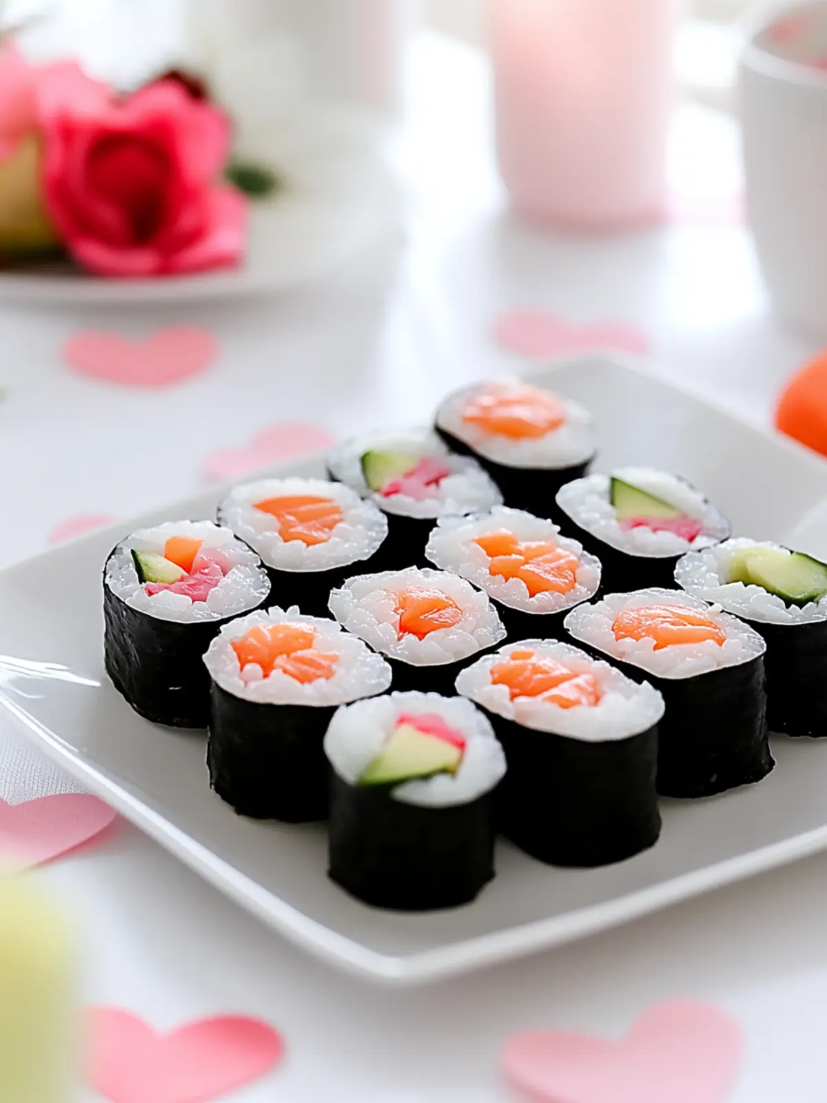 Irresistible Valentine’s Day Sushi Rolls for Your Sweetheart