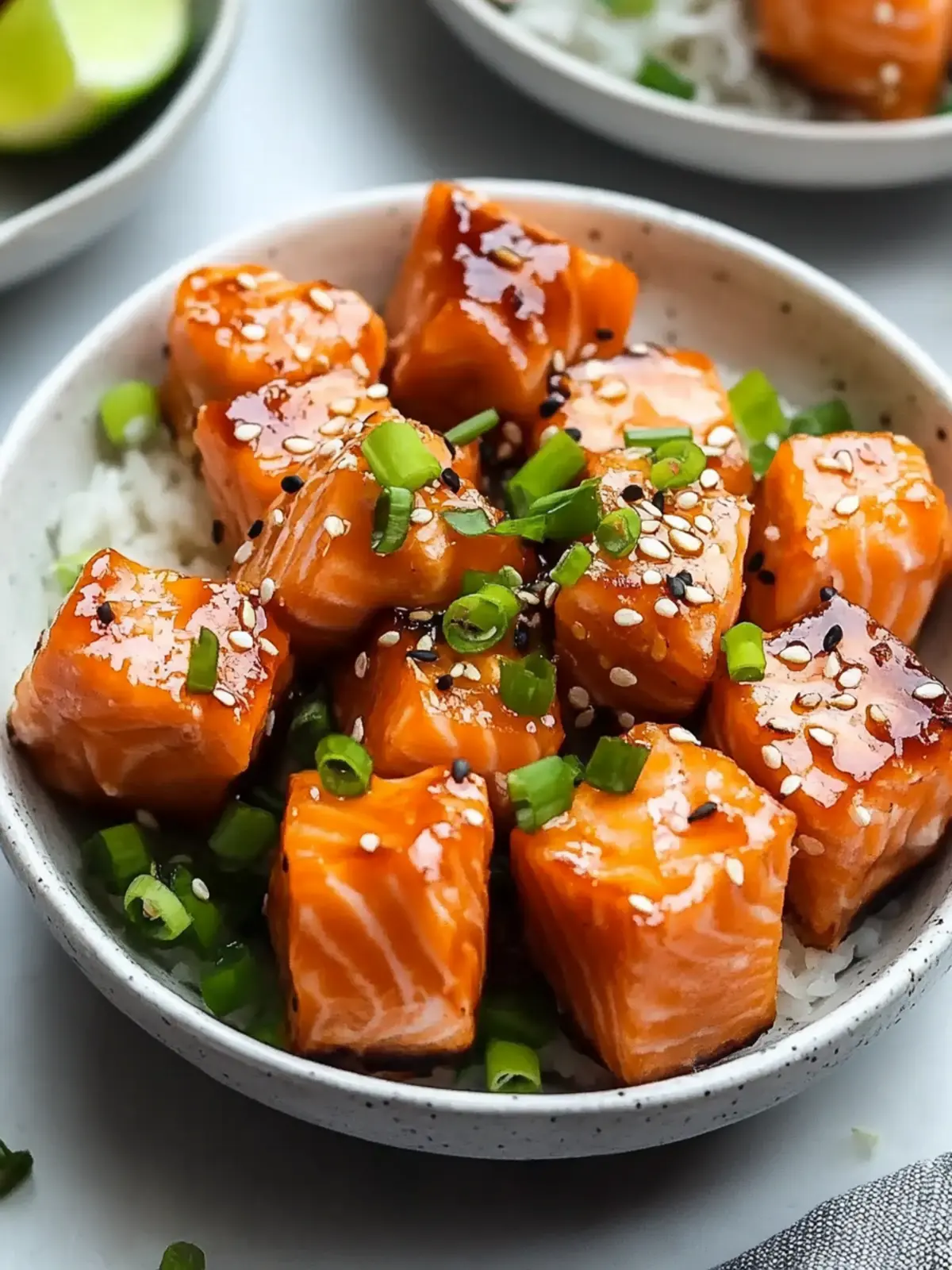 Irresistible Bang Bang Salmon Bites Bowls for Quick Dinners