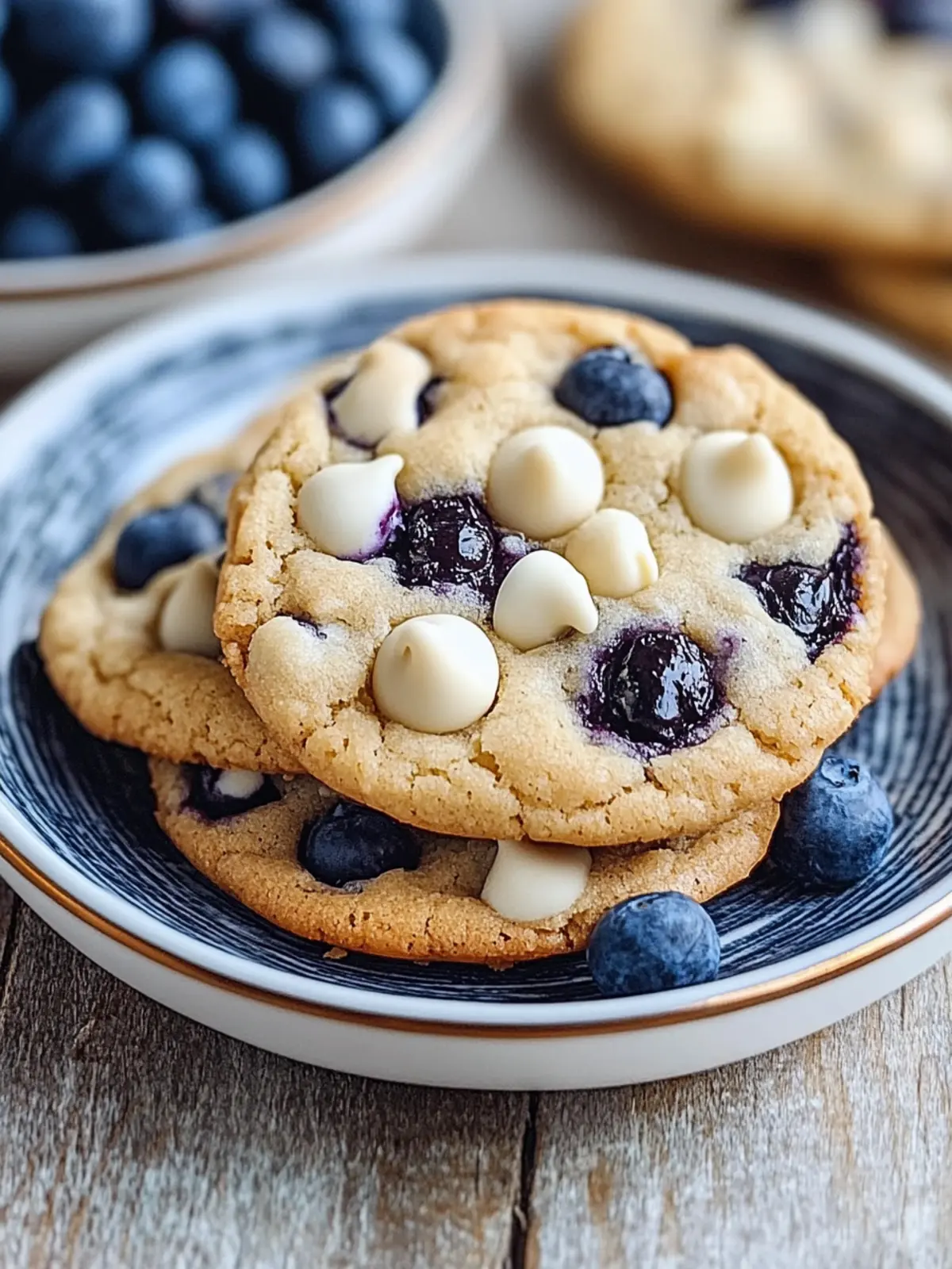 Ultimate Blueberry White Chocolate Chip Cookies – Deliciously Soft