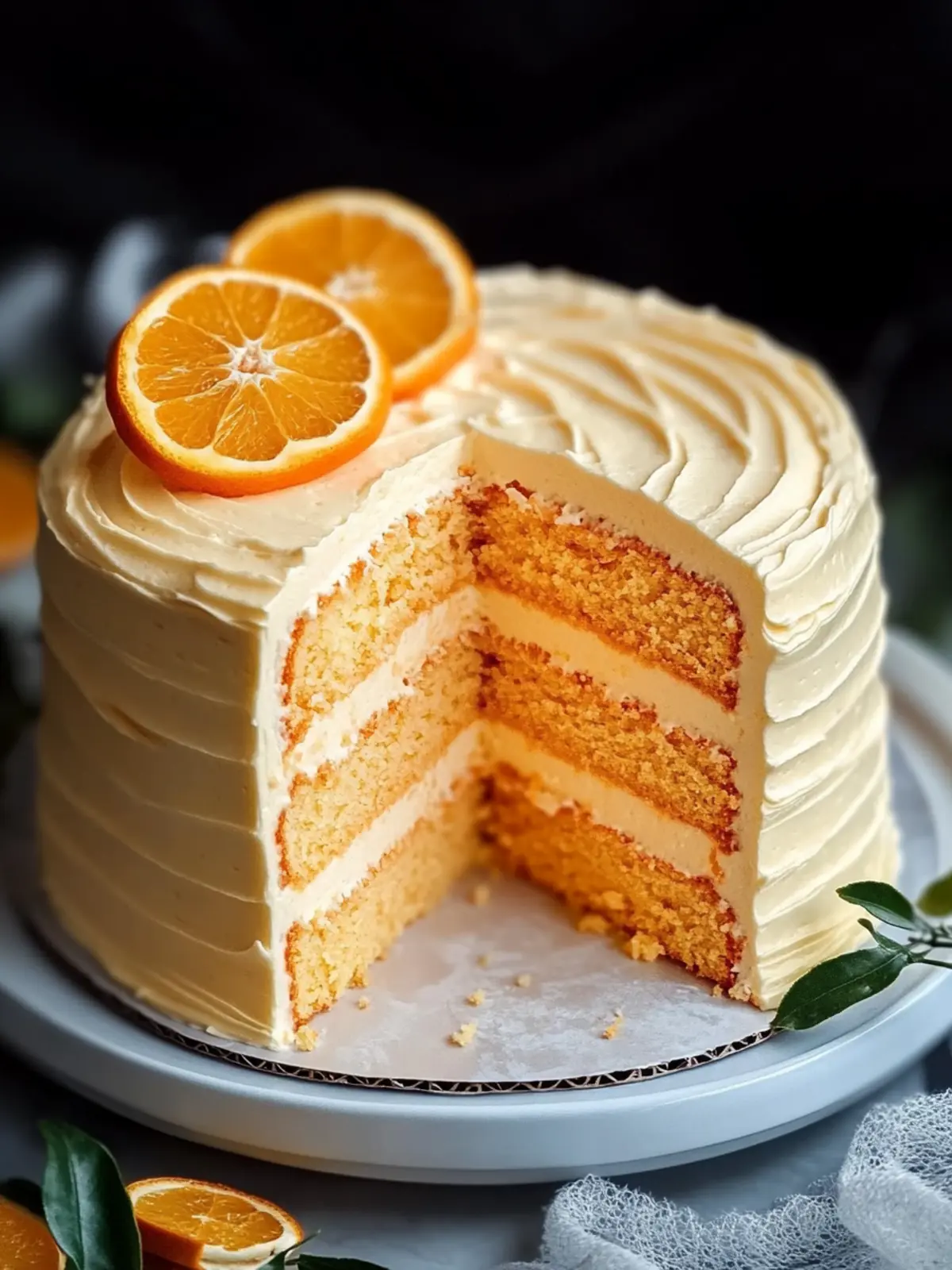 Ultimate Orange Velvet Cake with Delicious Cream Cheese Frosting