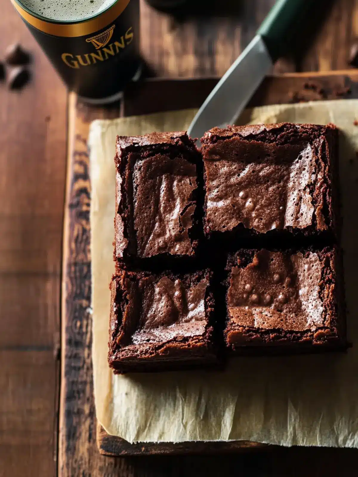 Irresistible Guinness Fudge Brownies: A Delicious Treat