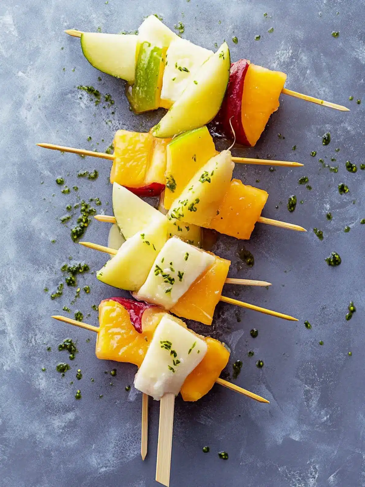 Easy Frozen Tropical Fruit Kebabs for a Delicious Treat